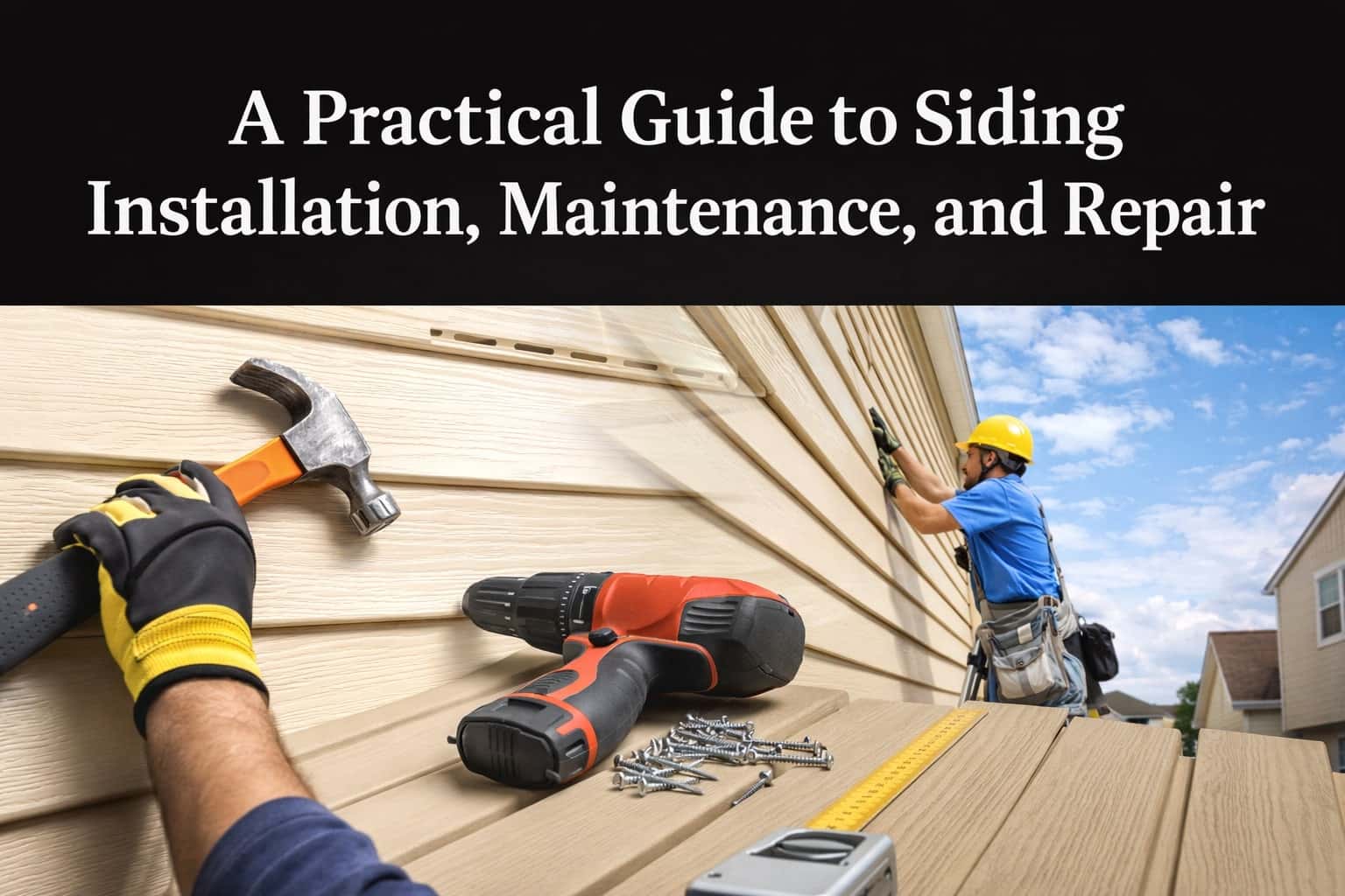 A Practical Guide to Siding Installation, Maintenance, and Repair ...