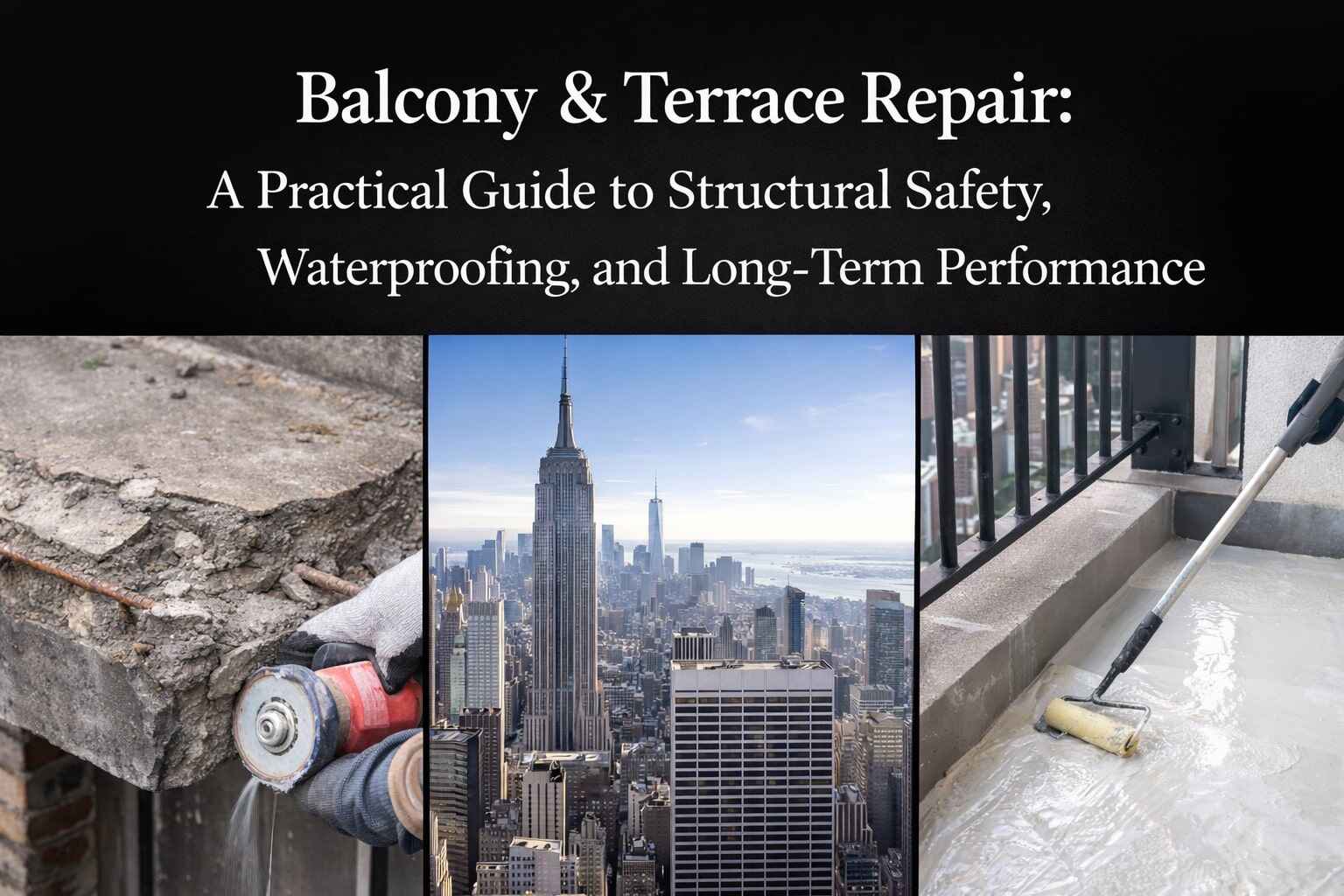 Balcony & Terrace Repair Services in New York City | Spark Restoration INC