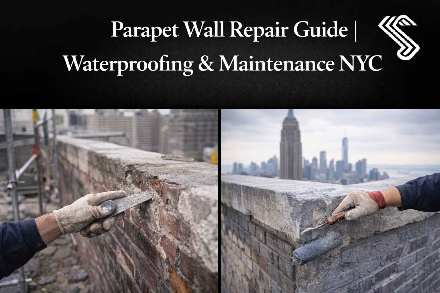 Parapet Wall Repair Guide | Waterproofing & Maintenance NYC | Spark ...